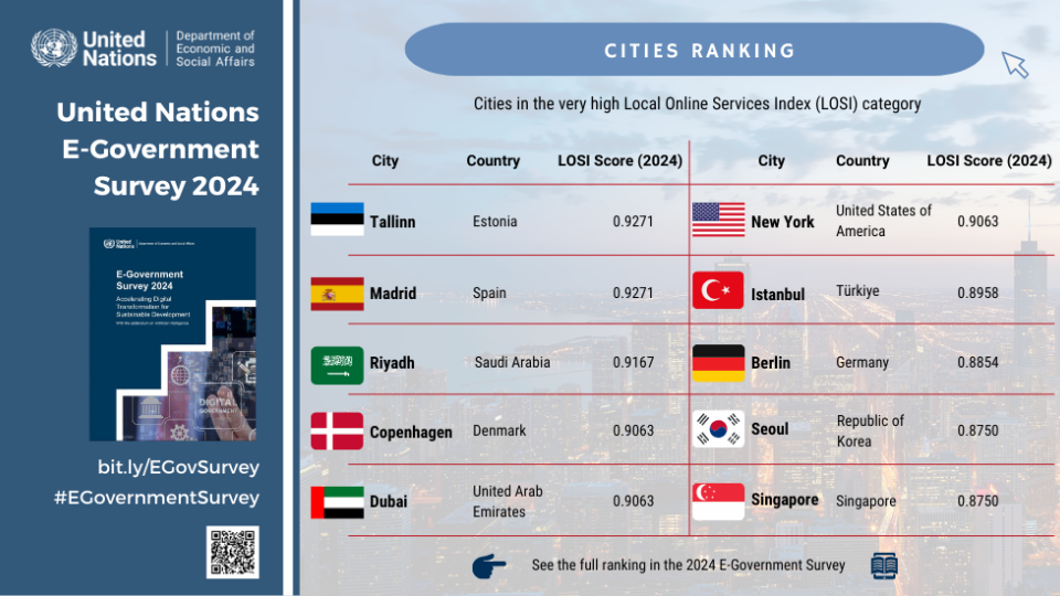 UN E-Government Survey 2024: LOSI and UNU-EGOV's Key Role | United Nations University